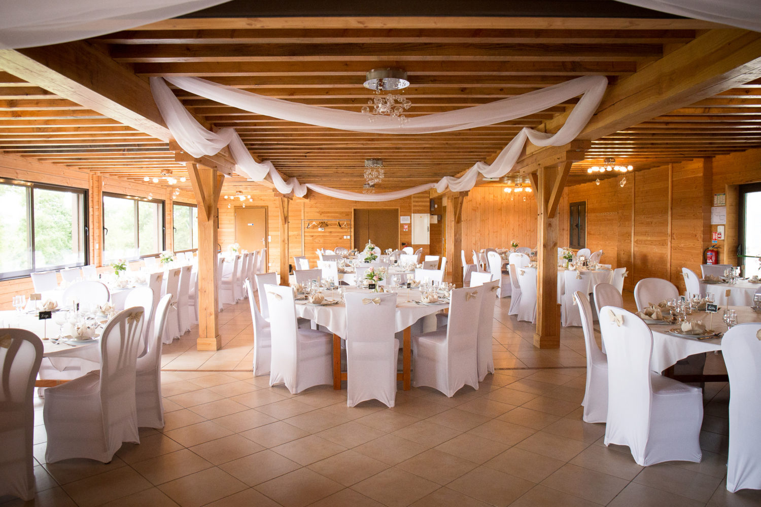 Salle reception mariage - Les Etangs de Vaux